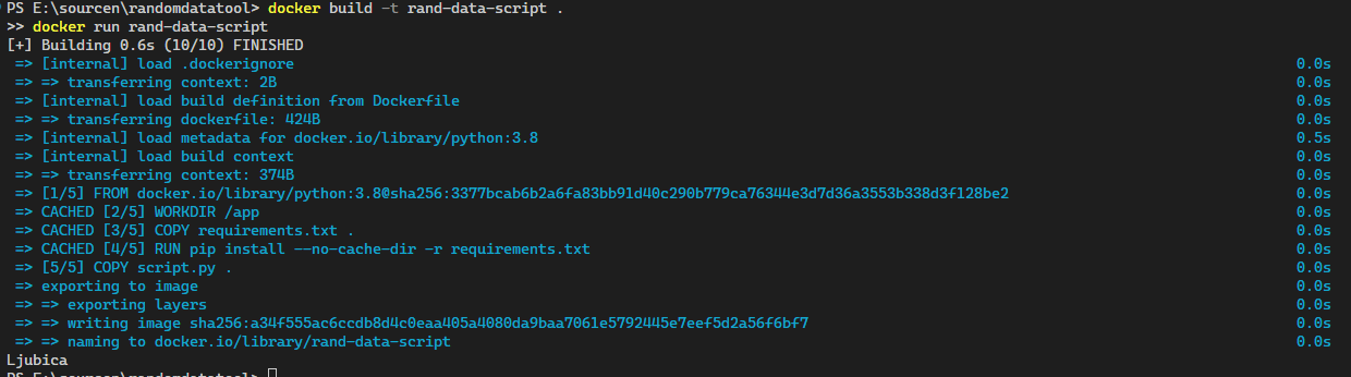Generating Random Data for SQL