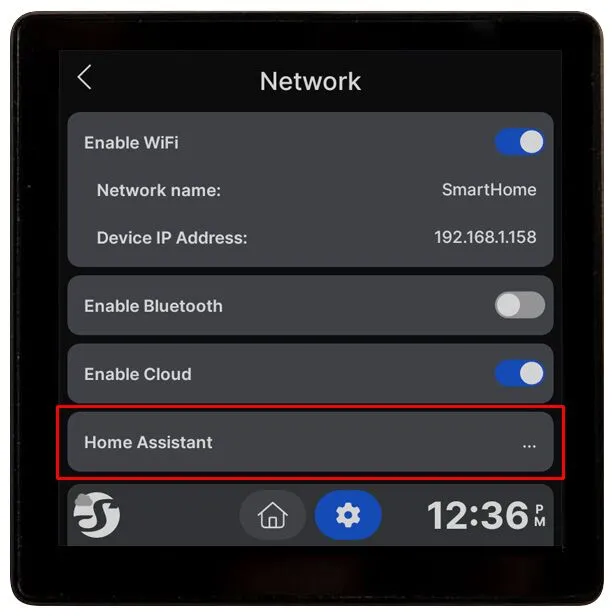 First steps with the Shelly Wall display and adding Homeassistant functionality